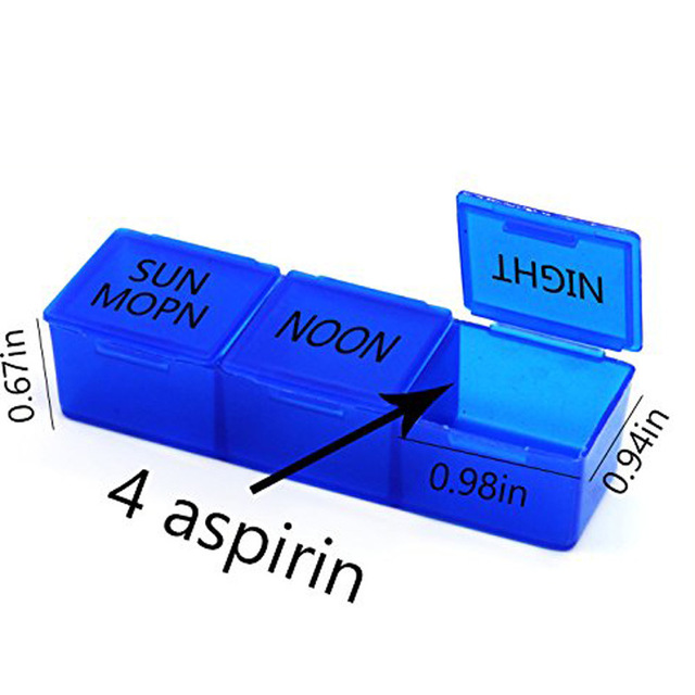 21 grid rainbow medicine box pill box – Health Express Lane